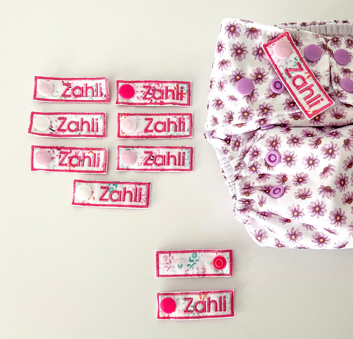 Cloth Nappy Tags | Green Lily