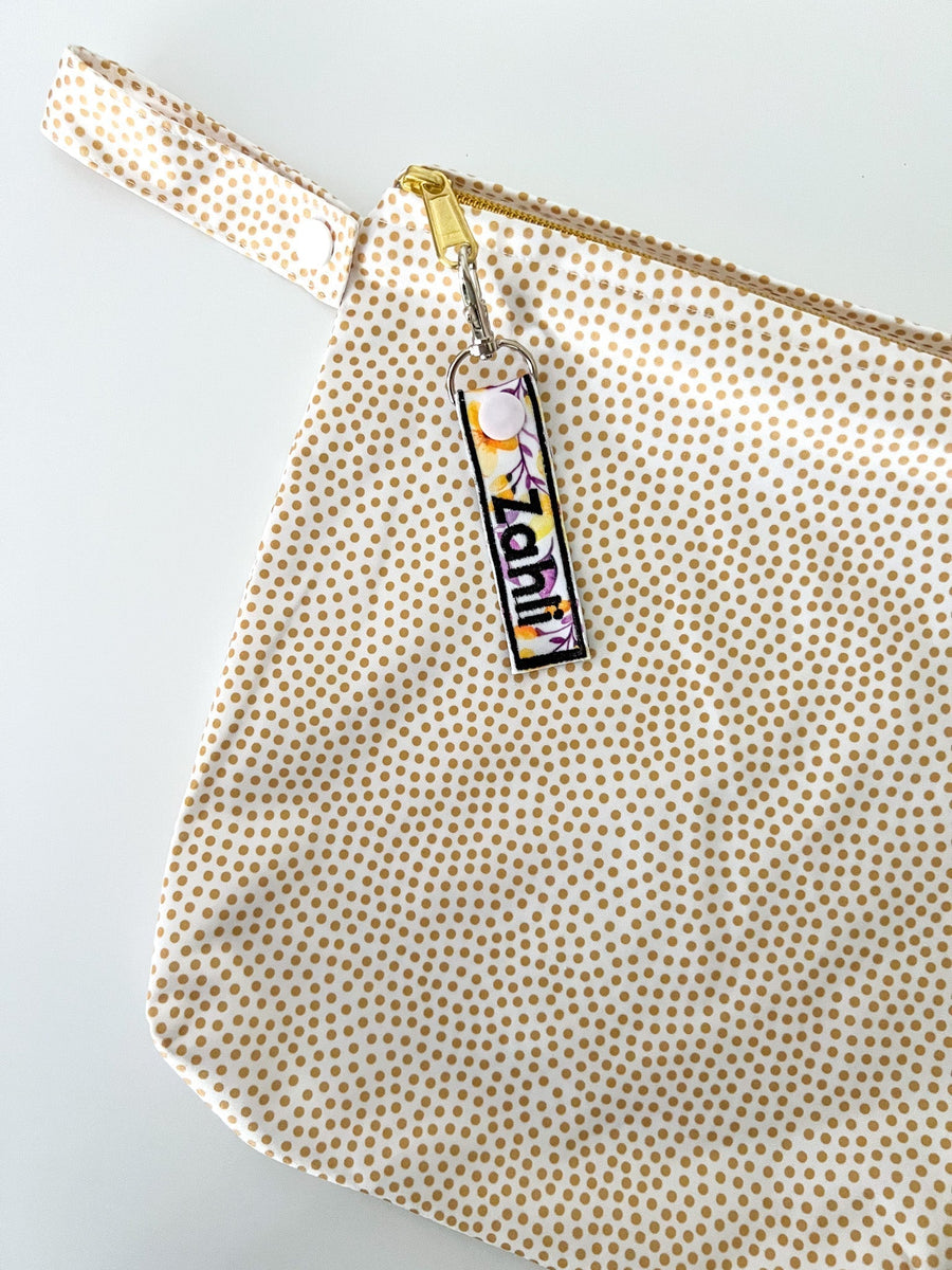 4 x Wet Bag Tags - HARPER | Green Lily