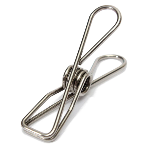 Stainless Steel Infinity Clothes Pegs 60 Pack | Green Lily