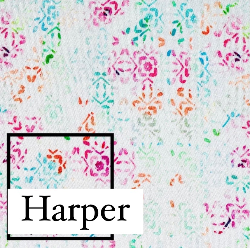 4 x Wet Bag Tags - HARPER | Green Lily
